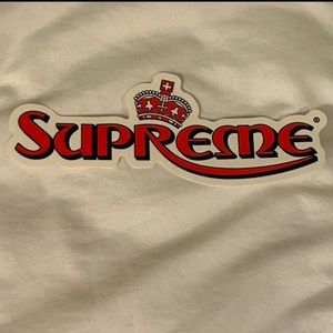 Supreme | Accessories | Authentic Supreme Royal Crown Logo Sticker ...